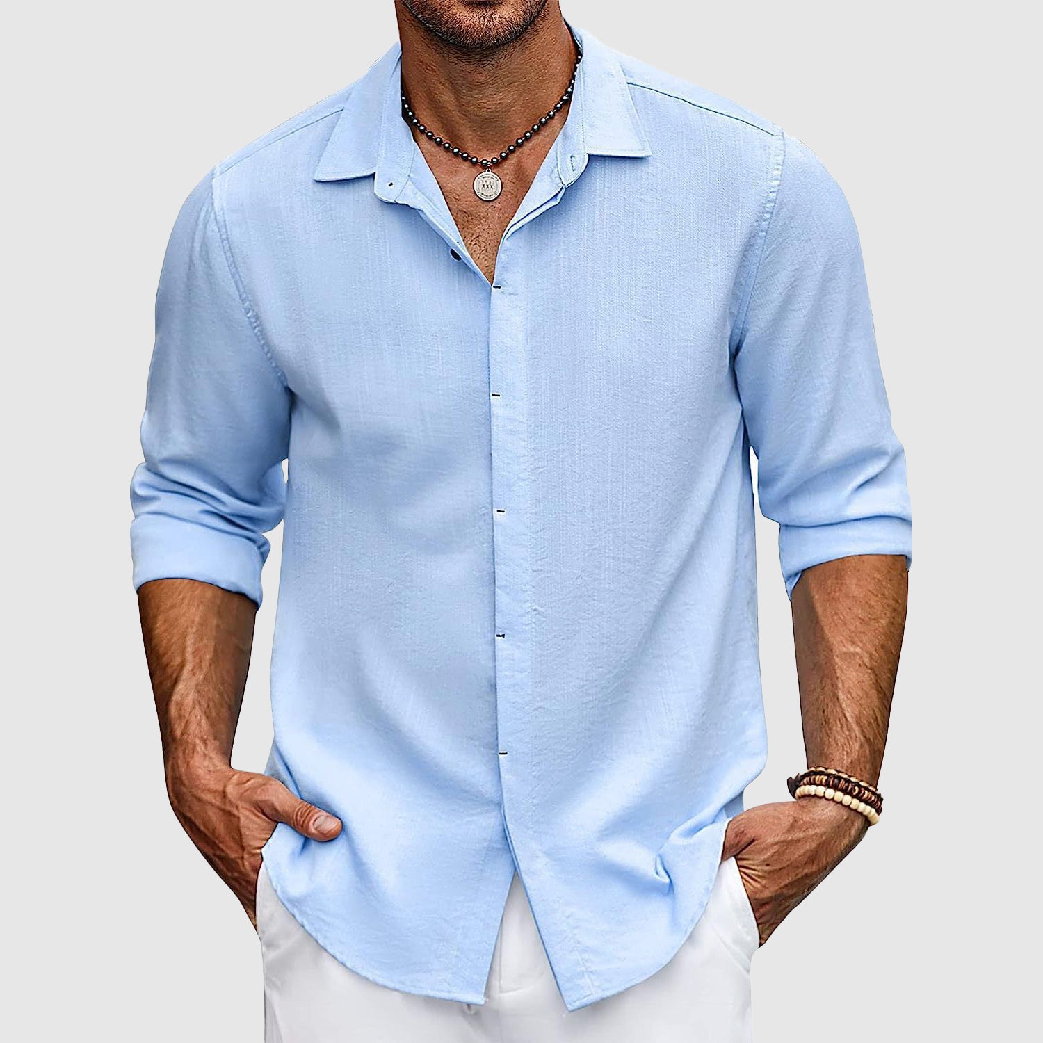 Riviera Escape Linen Shirt – Monaco Republic